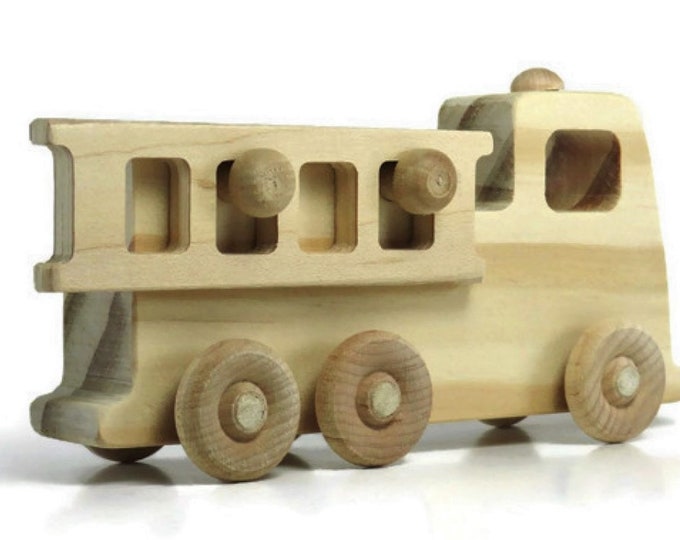 Artisan-made Engine One Fire Truck and Firefighters Mr. Ellie Pooh ...