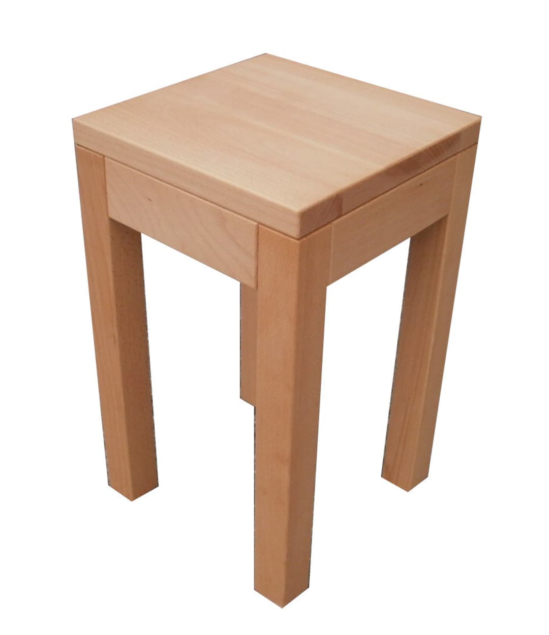 1 Side Table in Solid Beech. Wooden Table Stool. 30x30x60cm - Etsy
