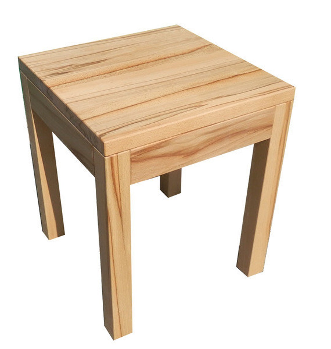 Art.nr. 124. Side Table Wooden Table Core Beech Solid. Model - Etsy