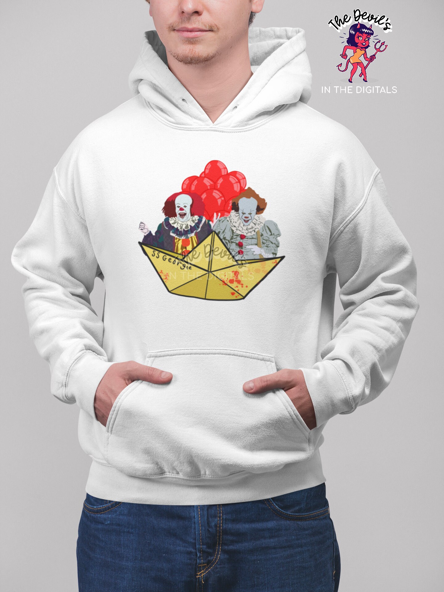 Pennywise, Clown, Horror Png for Sublimation, Dtg, Dtf, Print - Etsy
