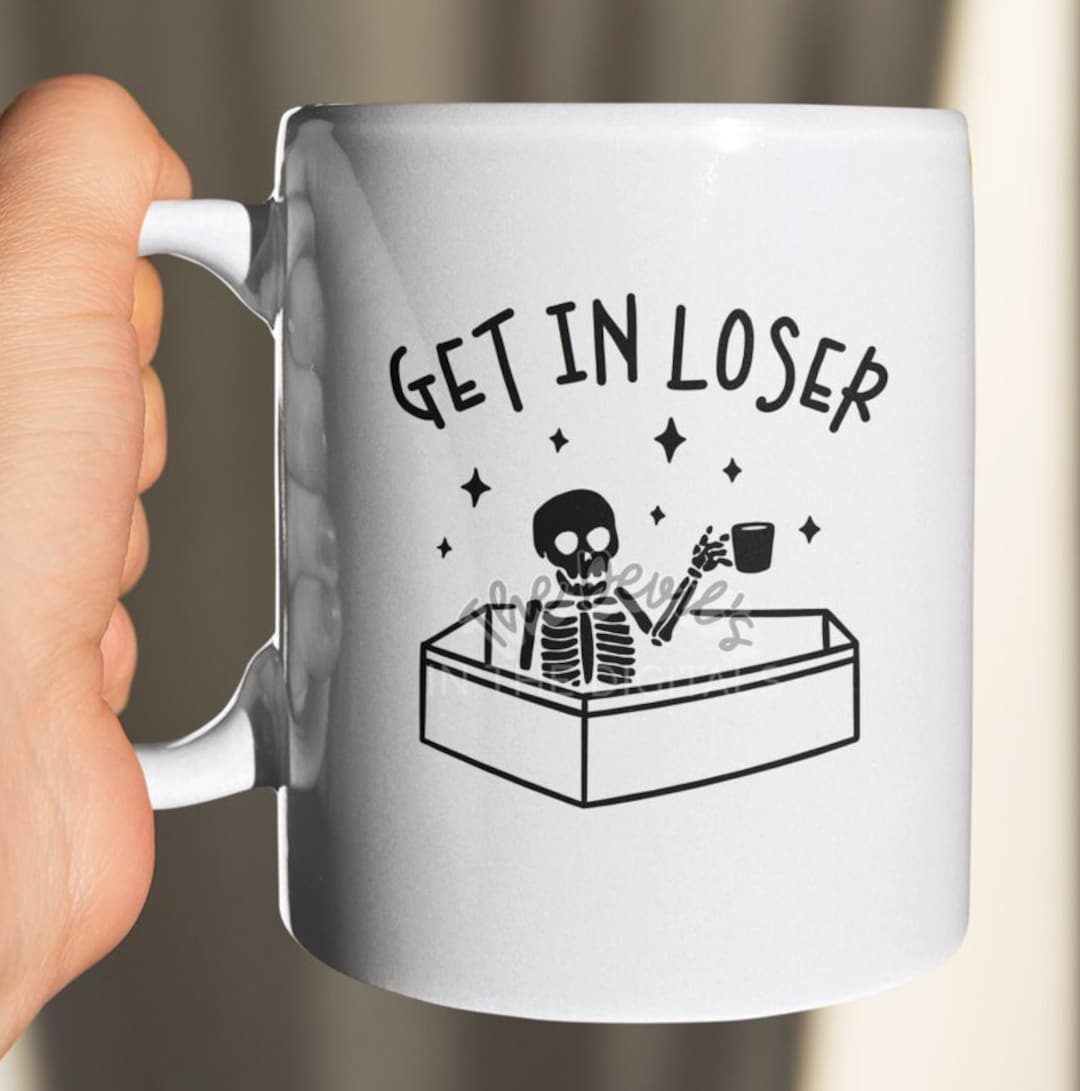 Get in Loser Skeleton, Png for Sublimation, Dtg, Dtf, Print - Etsy