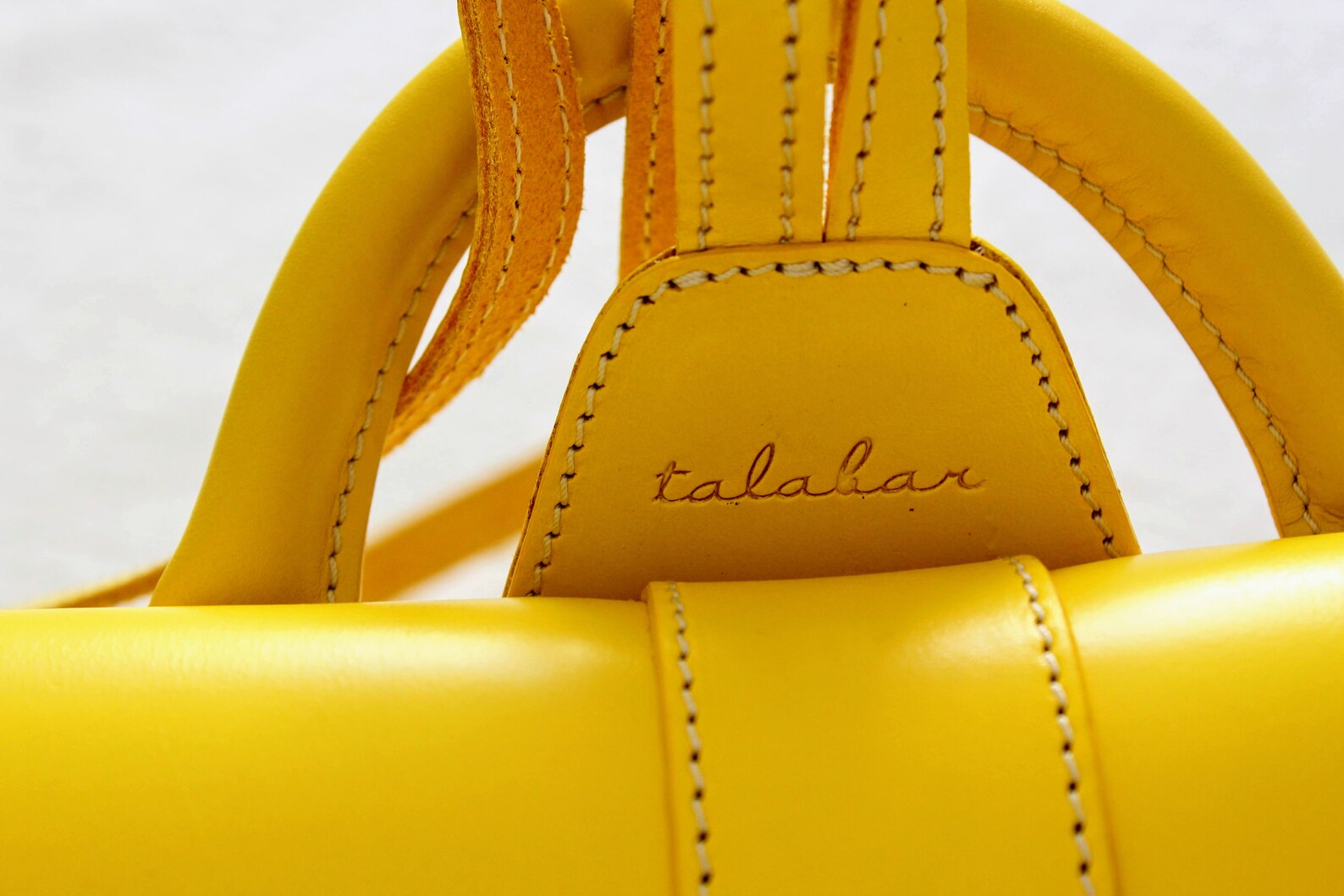 Yellow Leather Backpack Purse for Women Hand Made Rucksack - Etsy