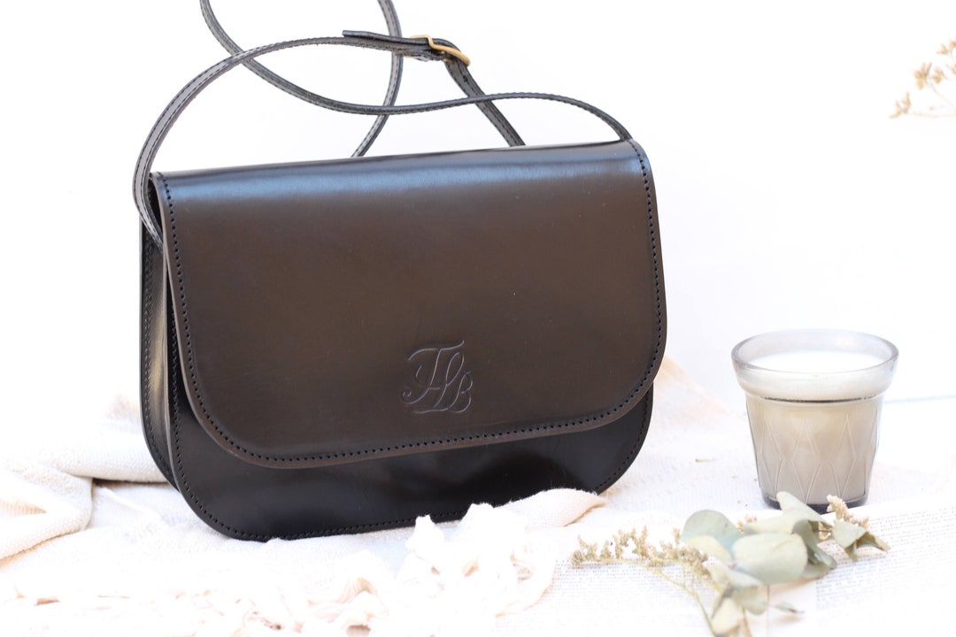 Black Date Night Crossbody Purse, Night Out Black Purse, Black Leather ...