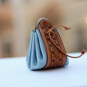 Leather Drawstring Pouch Coin Pouch Money Pouch Coin Purse - Etsy