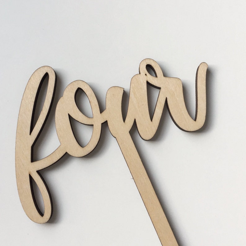 4th Birthday Cake Topper - Birthday Cake Topper - Birthday Decor ...