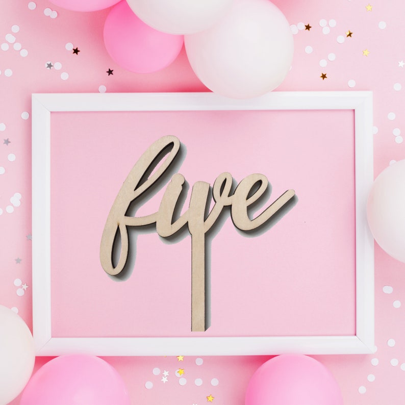 5th Birthday Cake Topper - Birthday Cake Topper - Birthday Decor ...