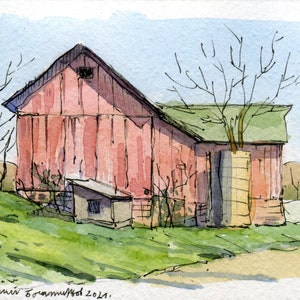 Watercolor, Collecting, Landscape, Wall Decor, Rustic Look, Hangar ...