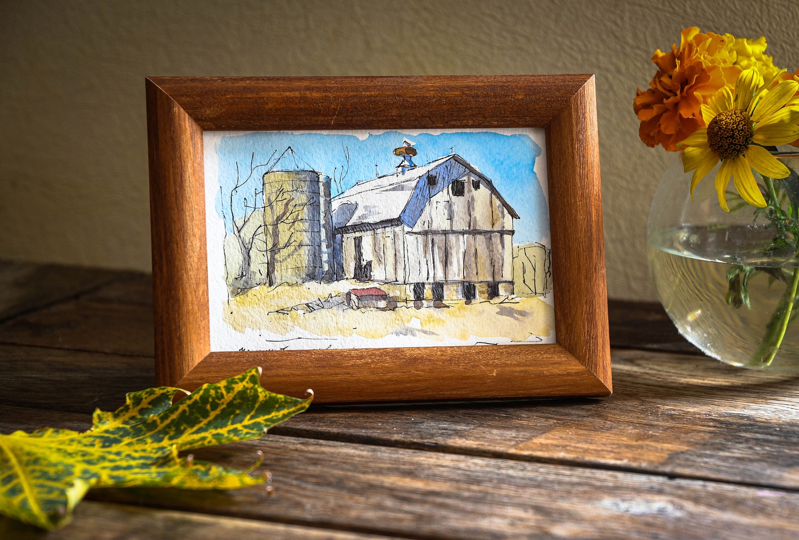 Wall Art, Home Decor, Rural Landscapes, Country Scenes Watercolor ...