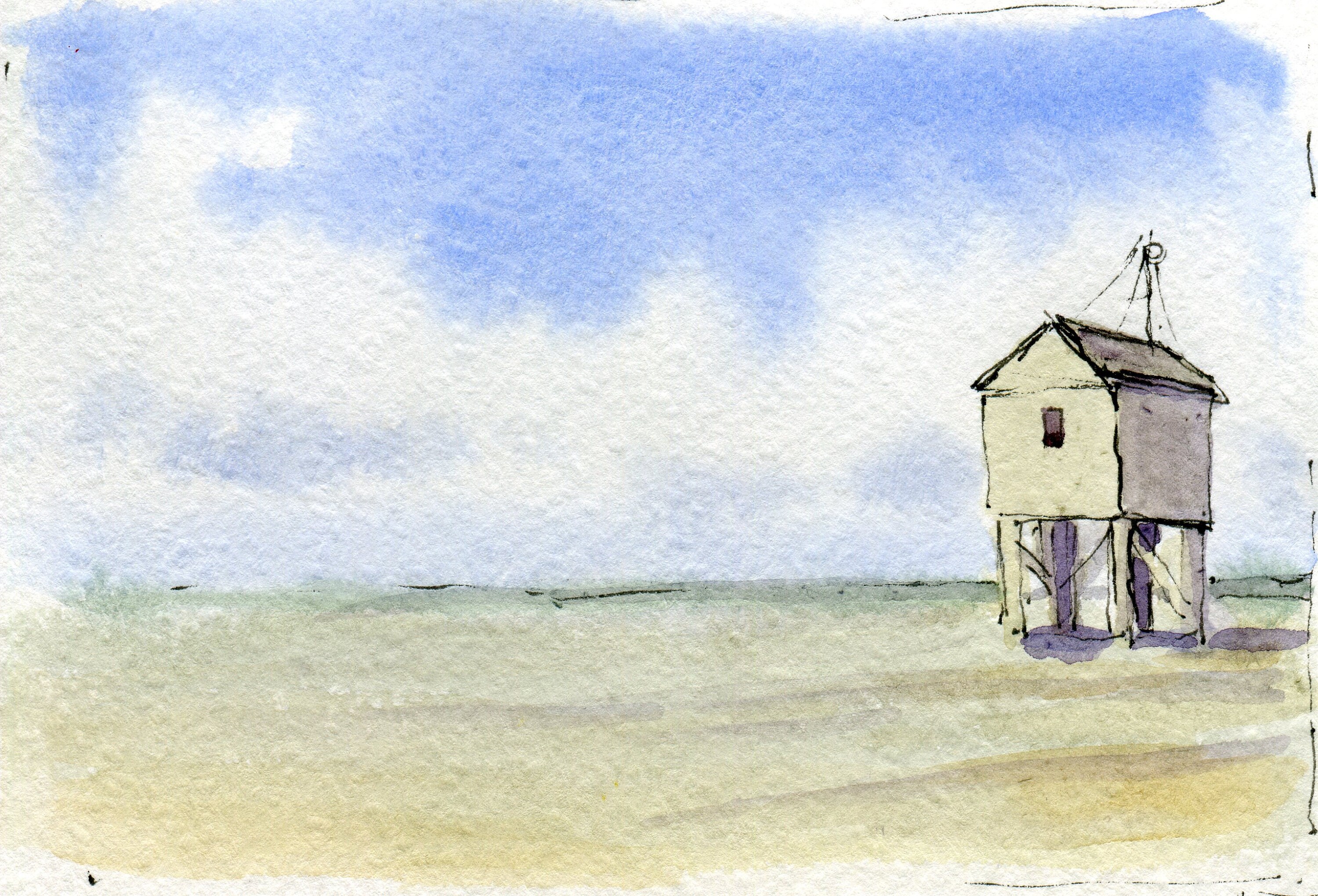 Wall Art, Home Decor, Rural Landscapes, Country Scenes Watercolor ...