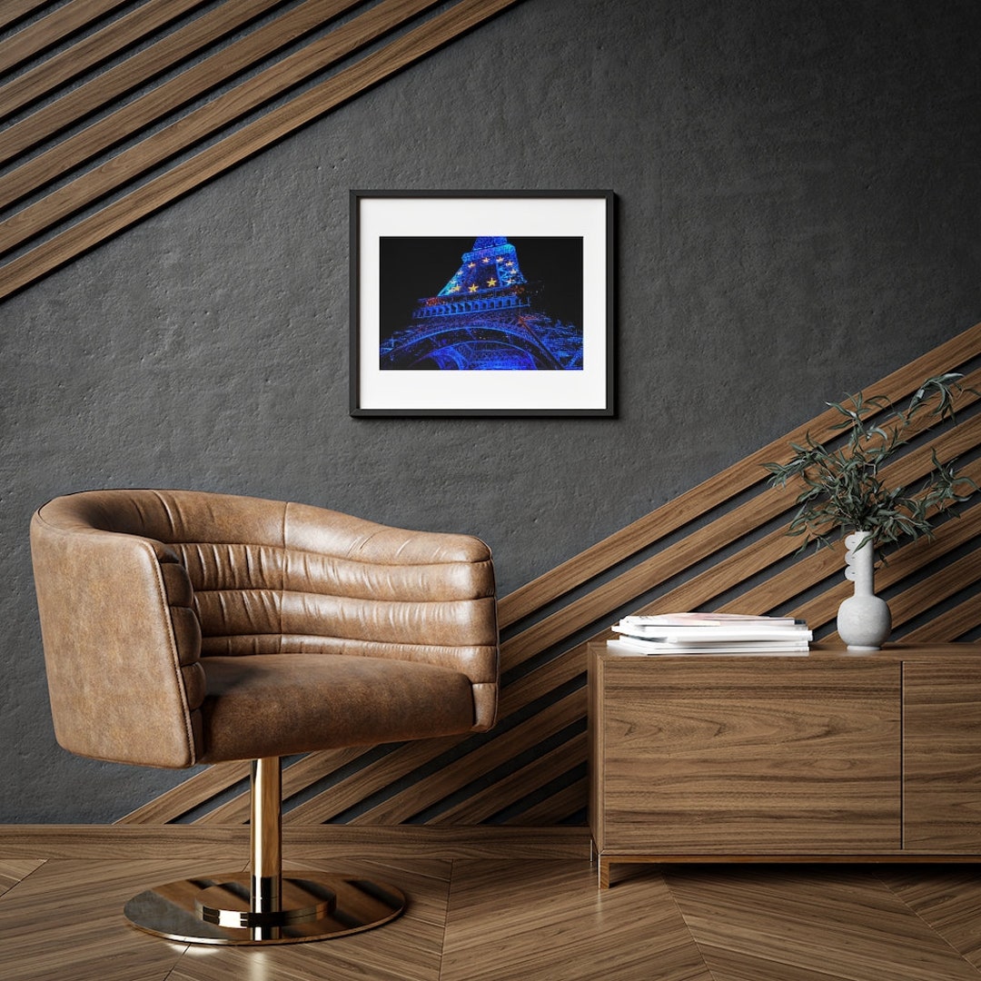 Evening Paris Eiffel Tower Night. Photo of the Night City - Etsy