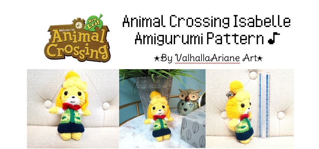 Animal Crossing Isabelle Amigurumi Pattern - Etsy