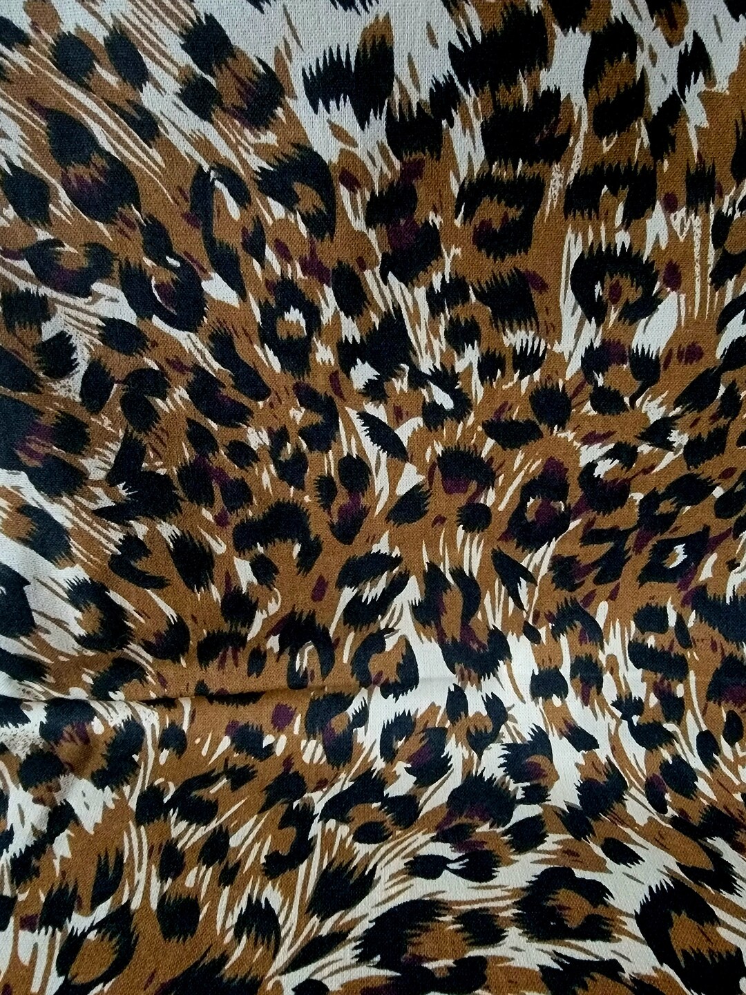 Cheetah Print Fabric/ Cheetah Premium Prints/ Cotton Fabric 100% ...