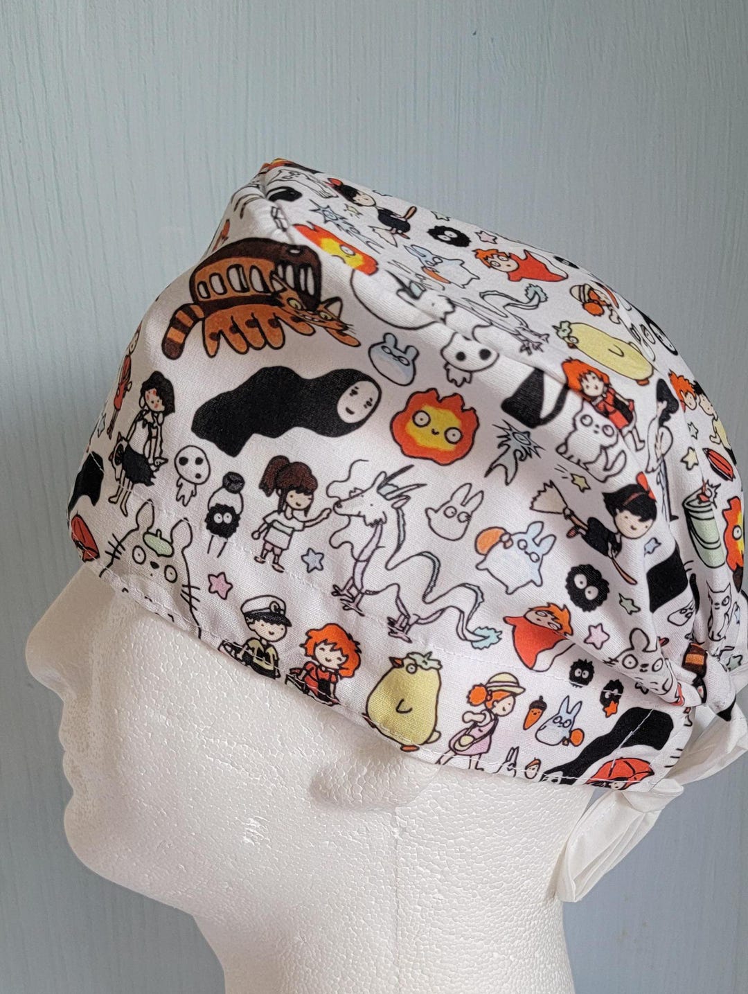 Scrub Hat Men/women-one Size Scrub Hat-japanese Anime Print Scrub Cap ...