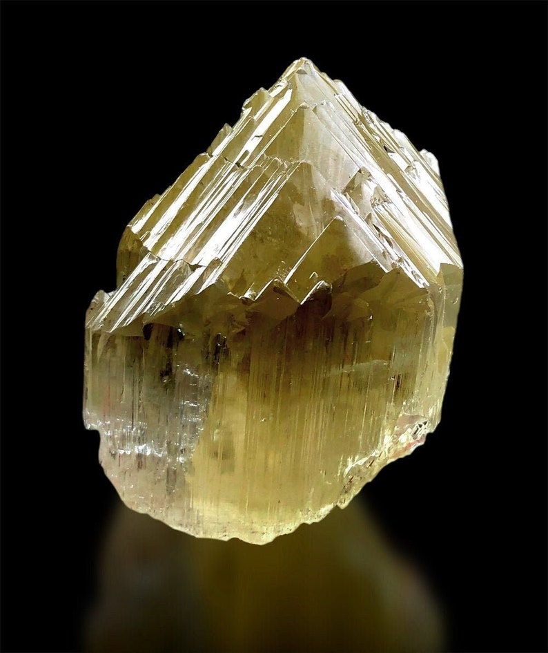 Yellow Kunzite Triphane Crystal Natural Kunzite Spodumene - Etsy