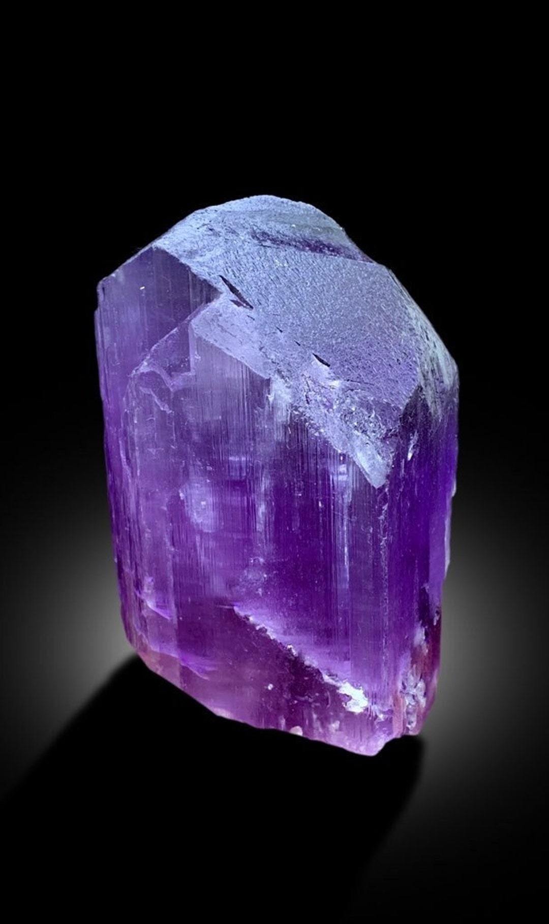 Top Grade Kunzite Crystal, Deep Pink Color Kunzite Crystal, Natural ...