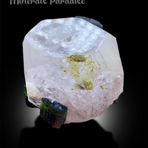 Pink Morganite, Green Tourmalines, Morganite Crystal, Tourmaline ...