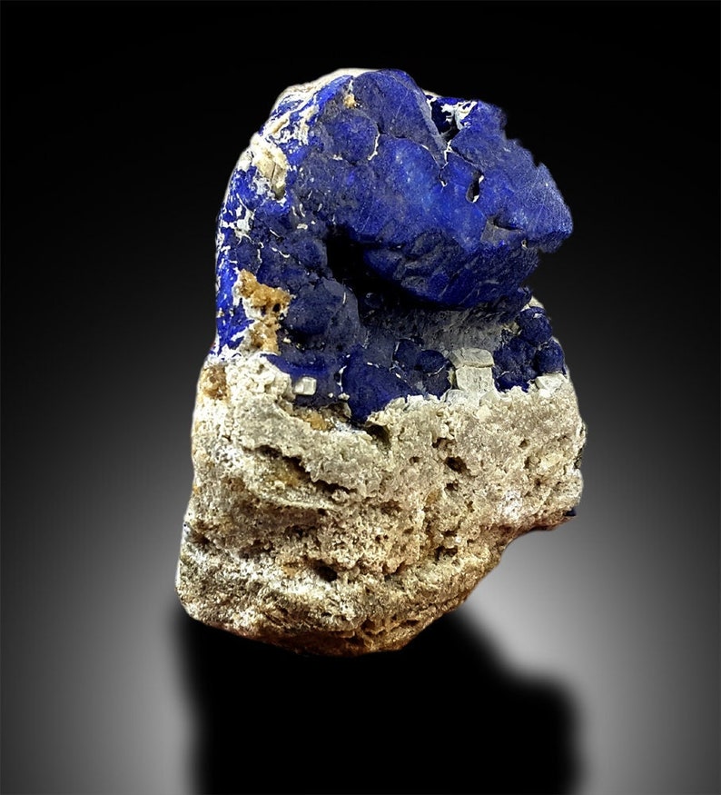 Blue Lazurite Specimen With Pyrite From Badakhshan | Etsy