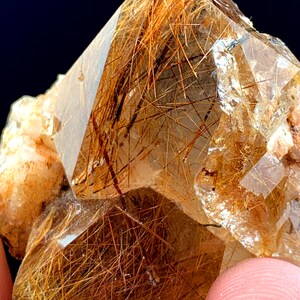 Natural Rutile Quartz Crystal Mineral Specimen From Pakistan - 63 G ...