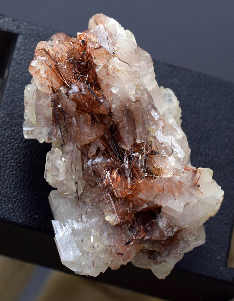 Rutile Crystals Red Rutile Specimen With Barite Rare | Etsy