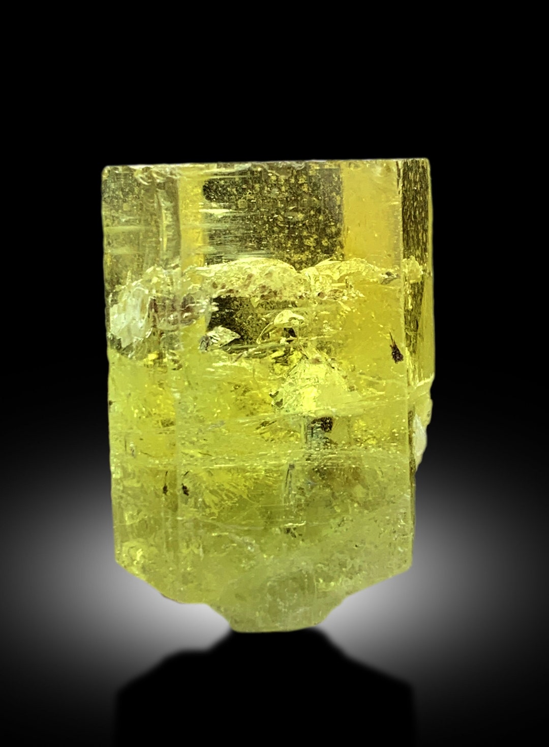 Natural Yellow Color Heliodor, Beryl Crystal, Raw Mineral, Crystal ...