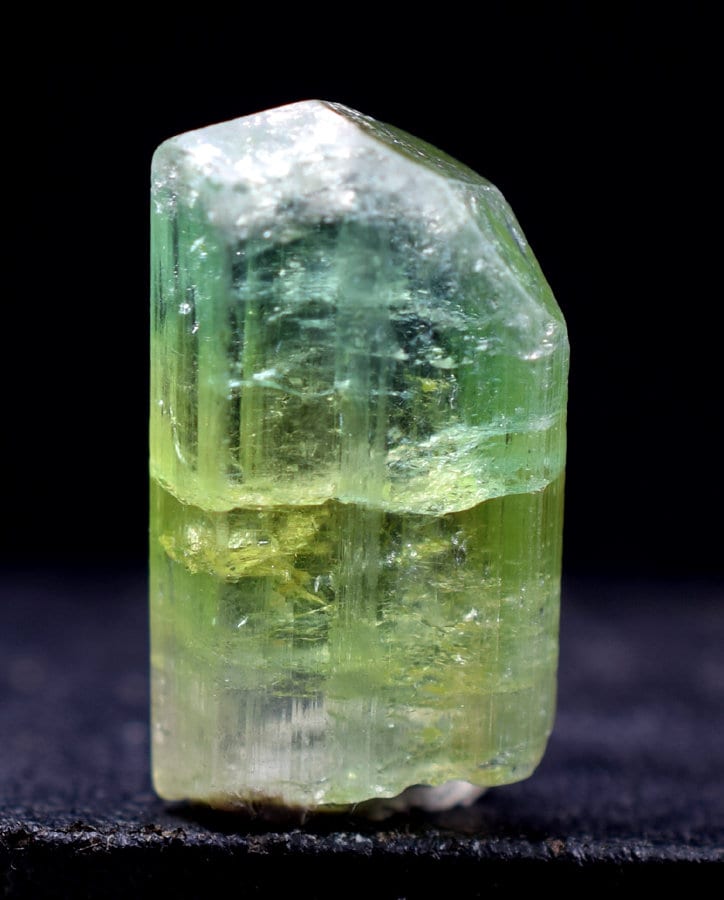 Bi Color Tourmaline Crystal From Afghanistan - 18.90 Carats , 22*13*06 ...