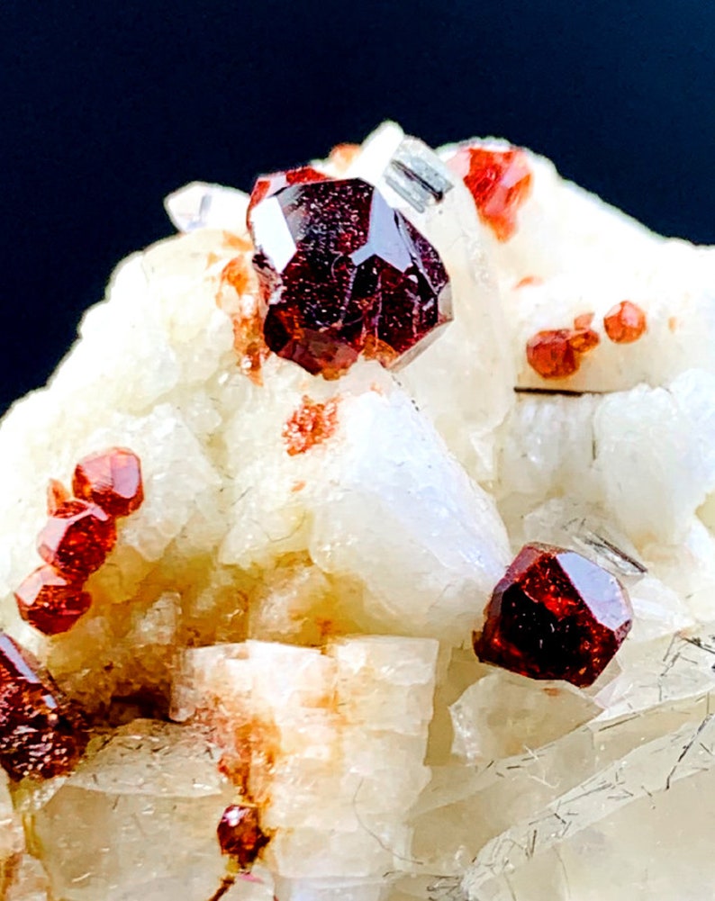 Natural Garnet Mineral Specimen From Pakistan 58 G - Etsy