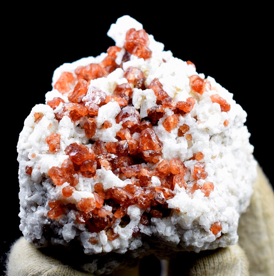 Orange Garnet Crystals Cluster Mineral Specimen 144 Gram | Etsy