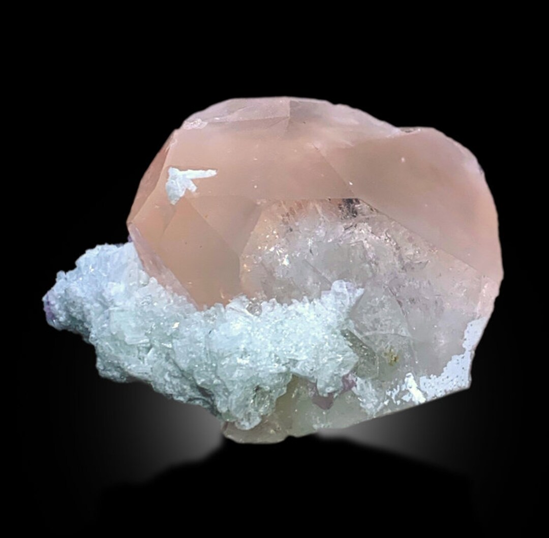 Pink Morganite With Albite and Lepidolite Mineral Specimen From ...