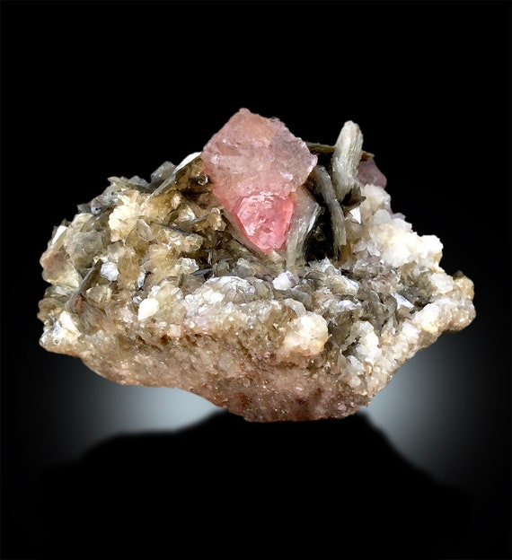Pink Fluorite Rock