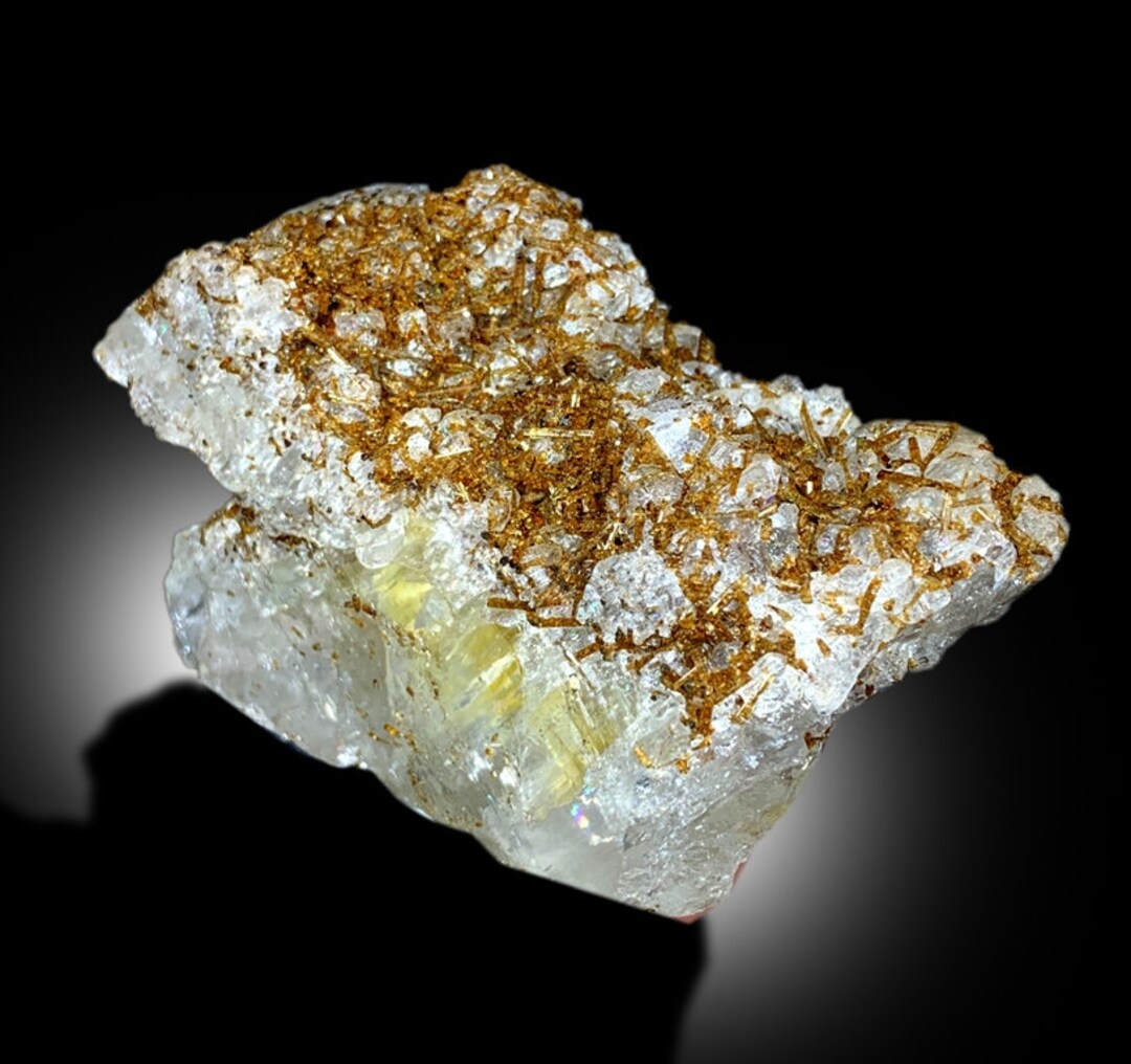 Childrenite Crystals on Smoky Quartz, Eosphorite Childrenite ...