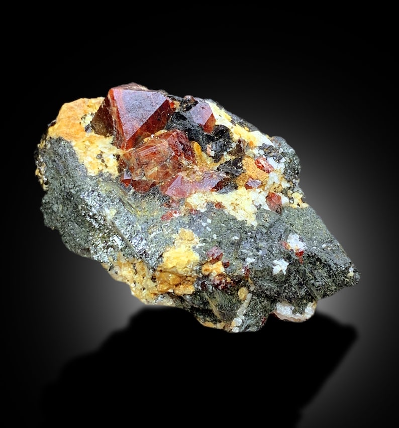 Red Zircon Specimen Red Zircon Crystals Ziron Stone Red - Etsy