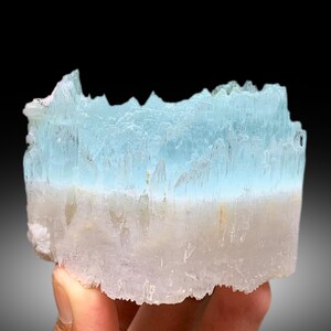 Bicolor Beryl, Aquamorganite Crystal, Morganite Var Aquamarine With ...