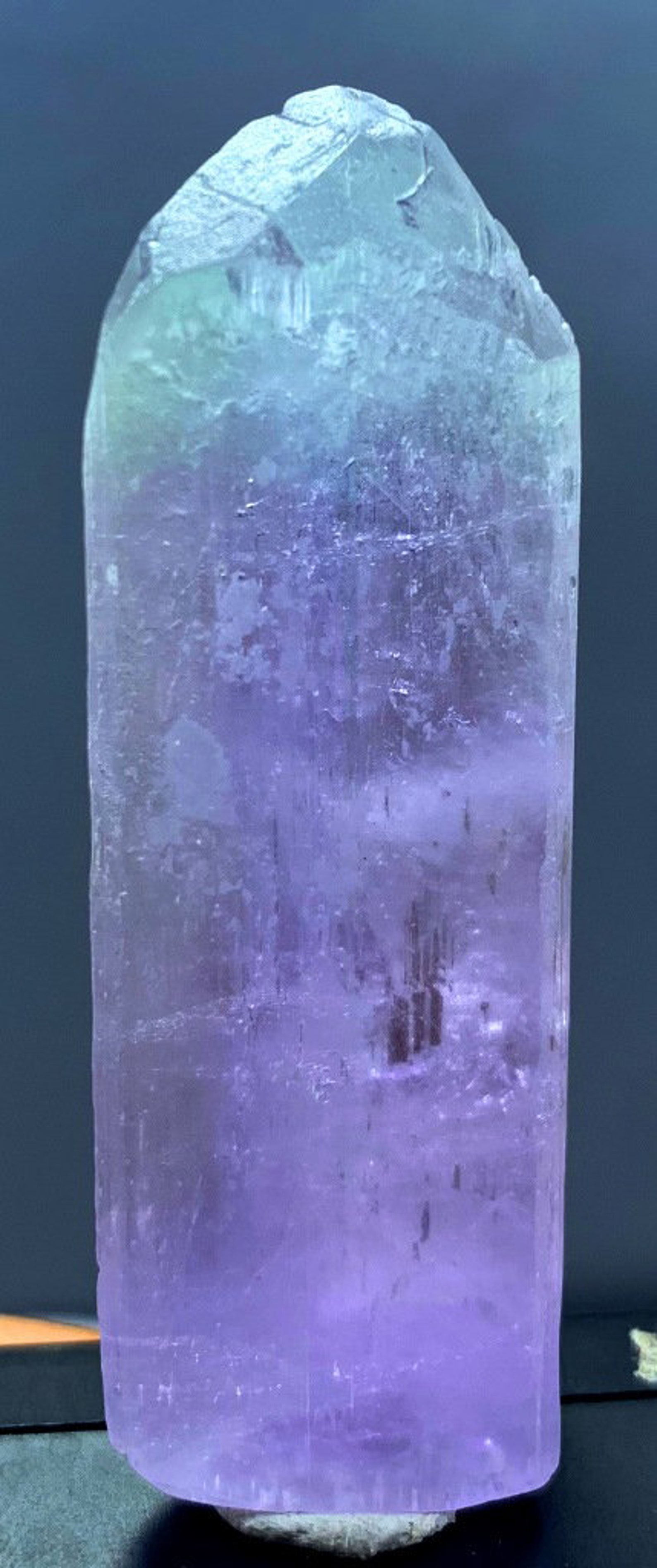 Bicolor Kunzite Crystal Natural Kunzite Raw Stone From | Etsy
