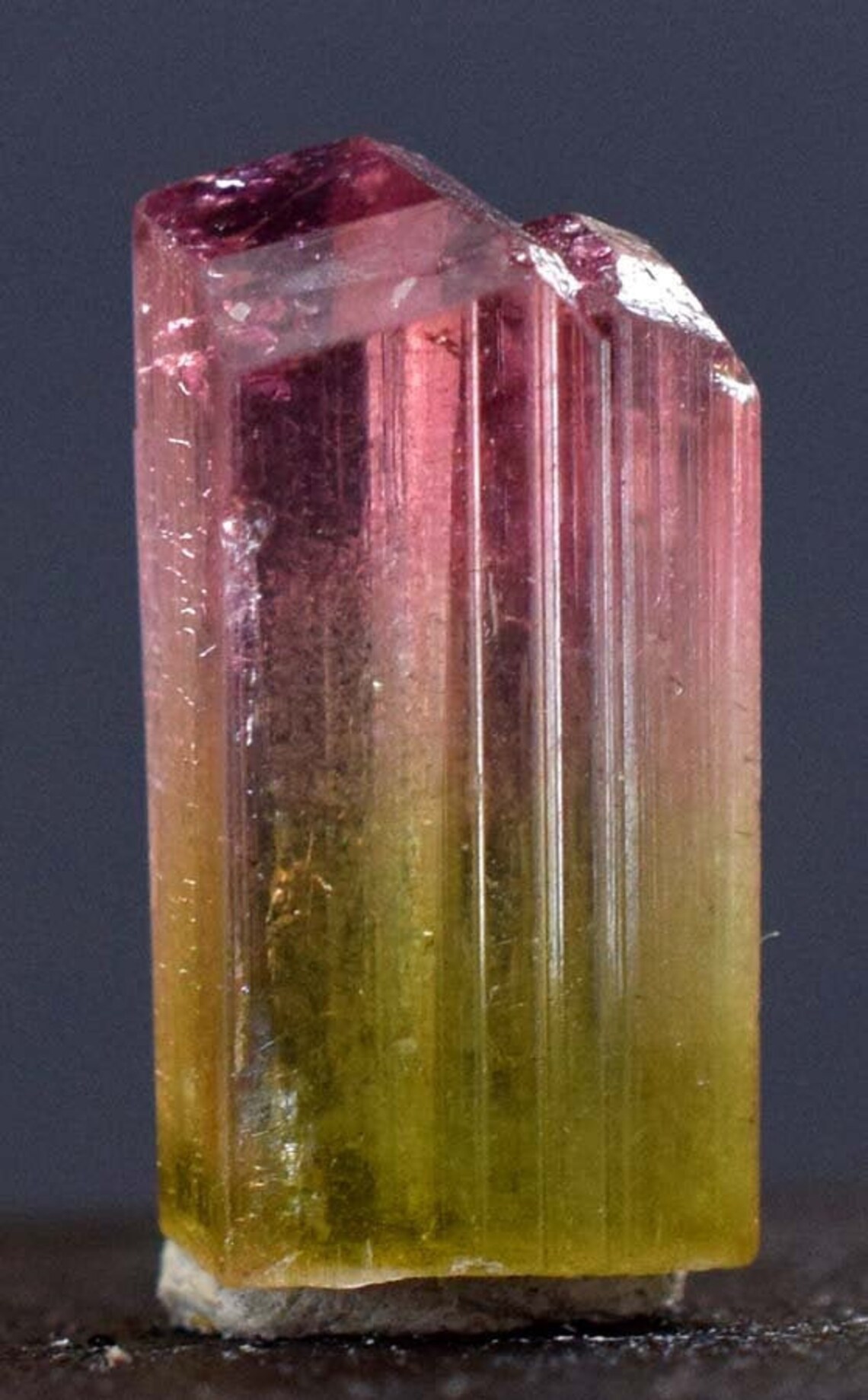 Natural Tourmaline Bicolor Tourmaline Pink Green - Etsy