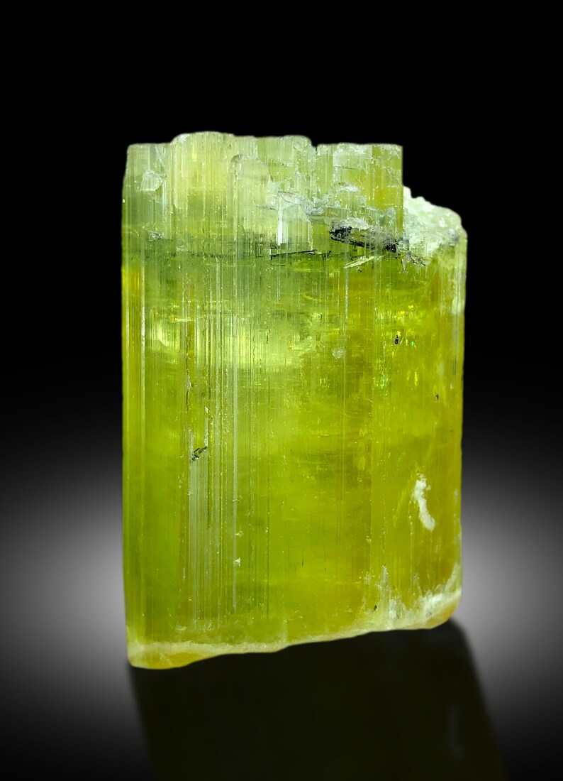 Natural Yellow Color Heliodor Var Beryl Crystal, Raw Mineral, Heliodor ...