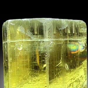 Transparent Yellow Color Heliodor Beryl Crystal Raw Mineral - Etsy