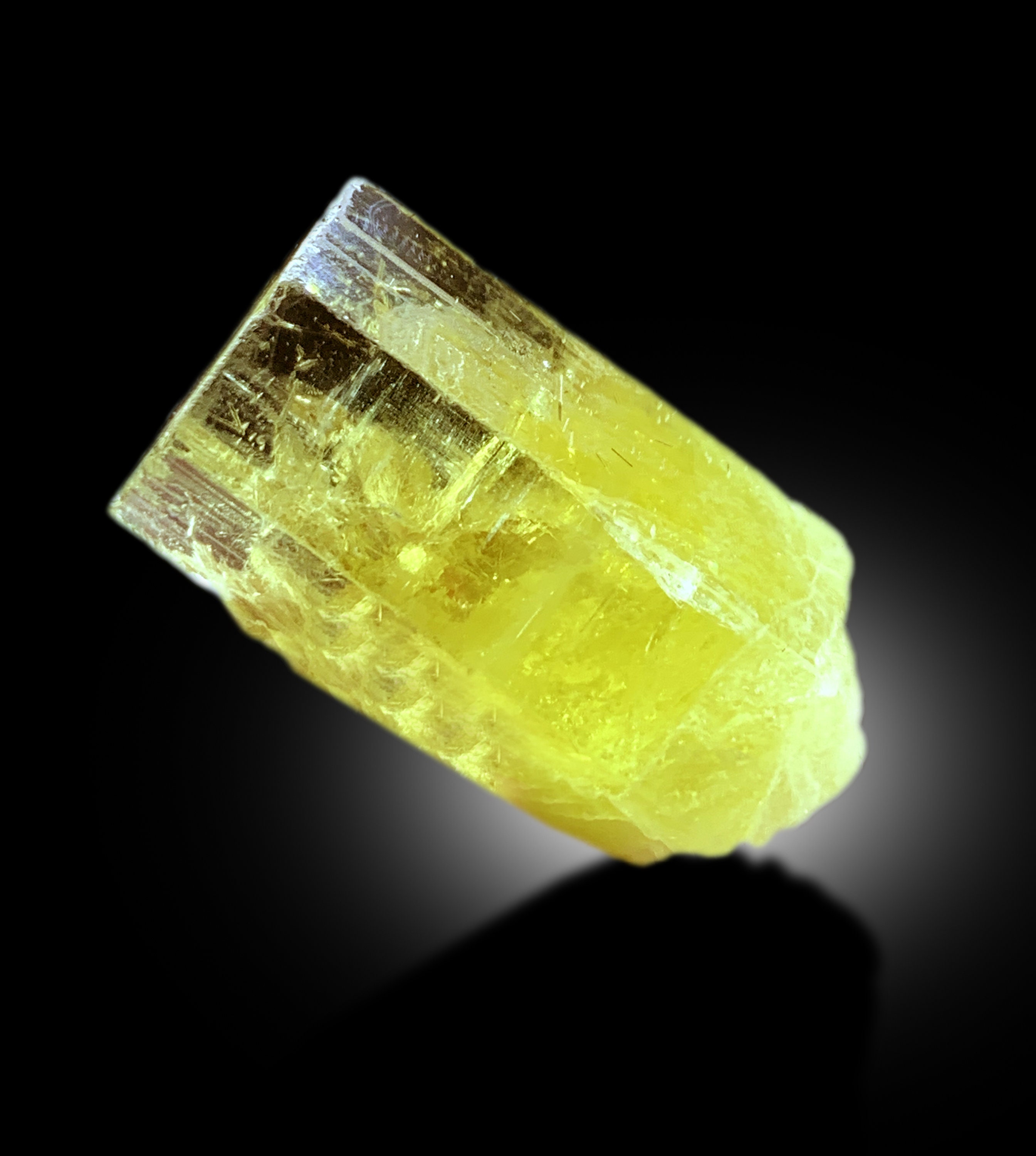 Natural Yellow Color Heliodor, Beryl Crystal, Raw Mineral, Crystal ...