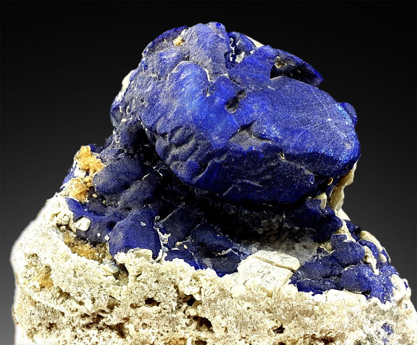 Blue Lazurite Specimen With Pyrite From Badakhshan | Etsy