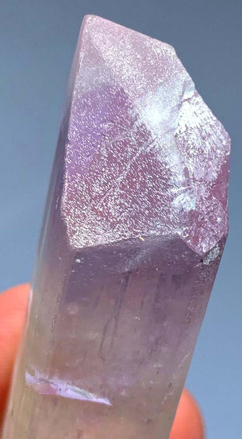 Natural Kunzite Crystal Bicolor Kunzite Natural Stone From | Etsy