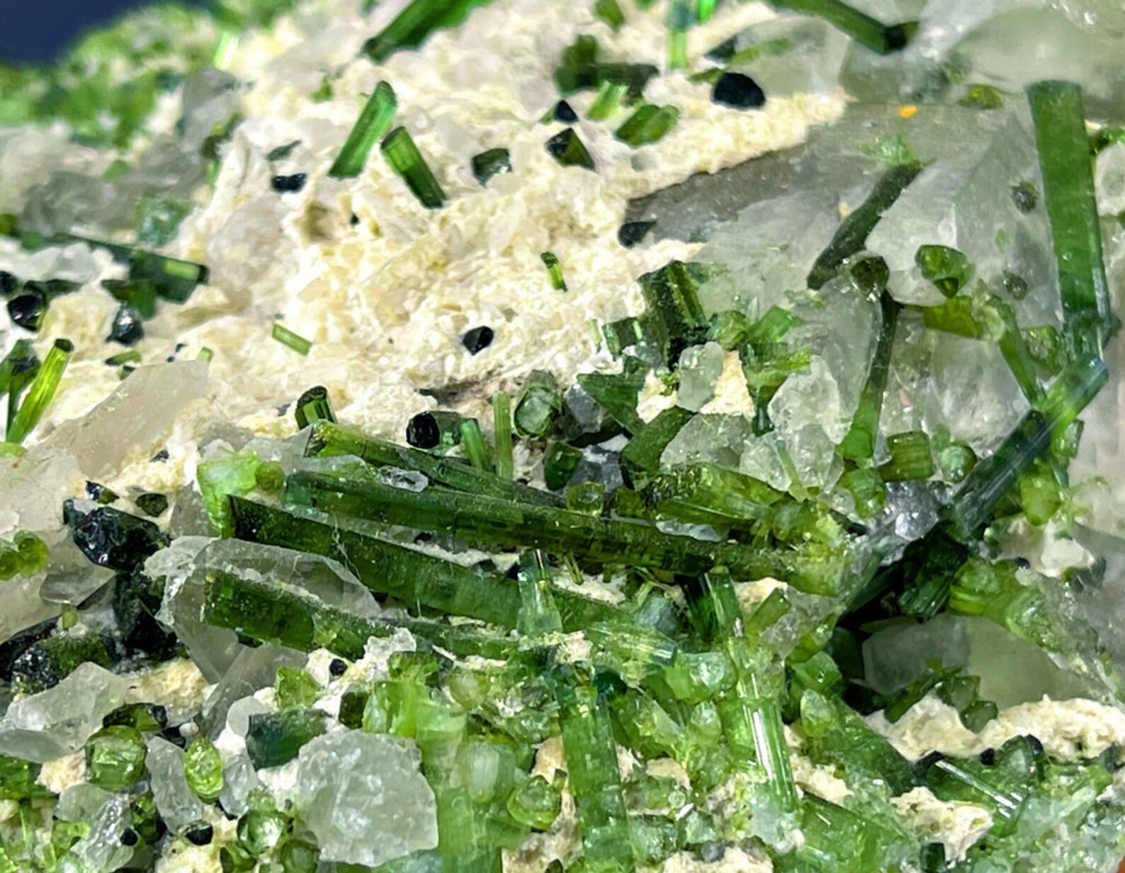 Tourmaline Specimen Natural Green Color Tourmaline Specimen | Etsy