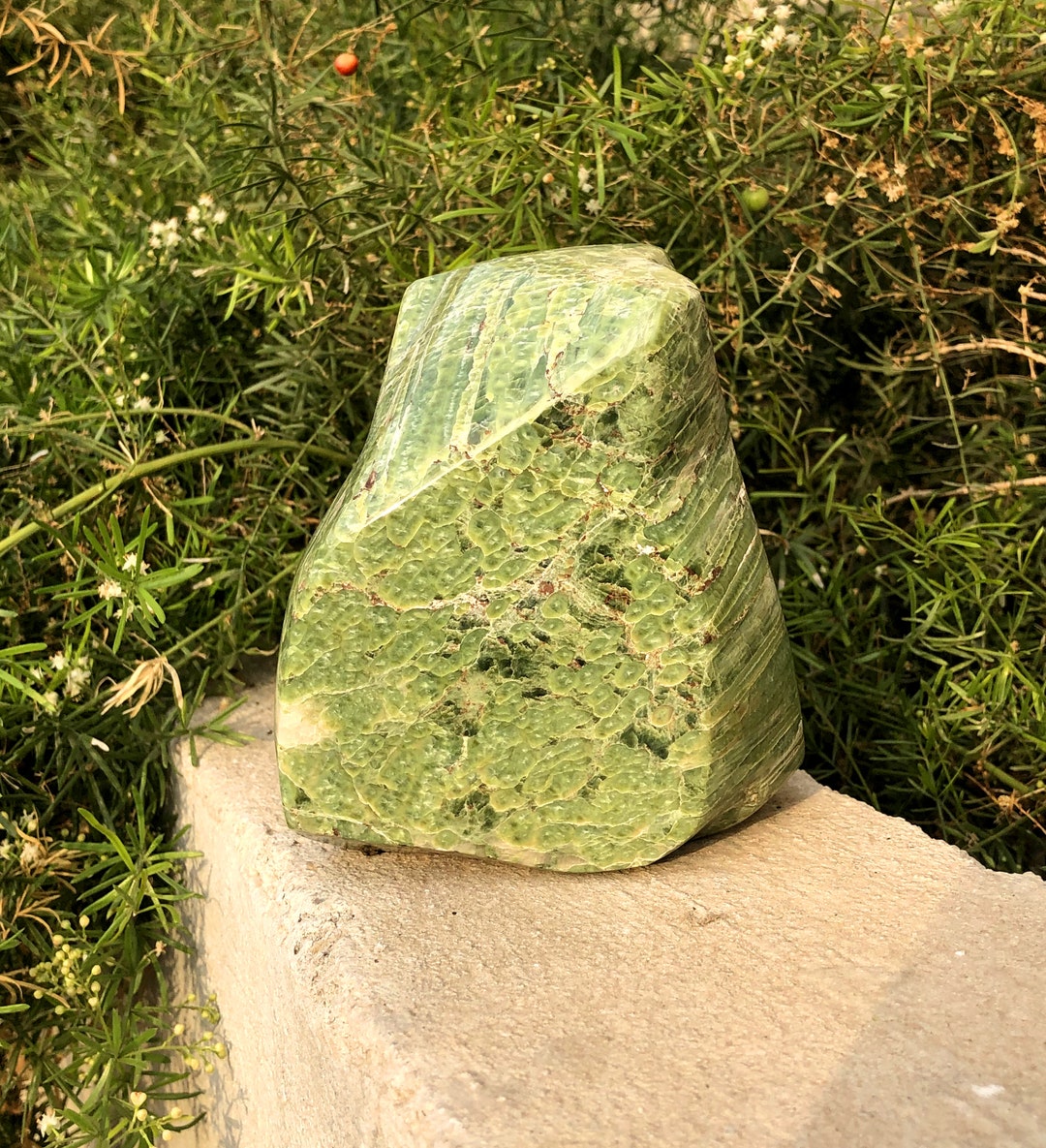 Green Grossular Polished Tumble, Polished Stone, Home Decore ...