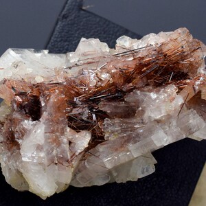 Rutile Crystals , Red Rutile Specimen With Barite , Rare Mineral - 32 ...