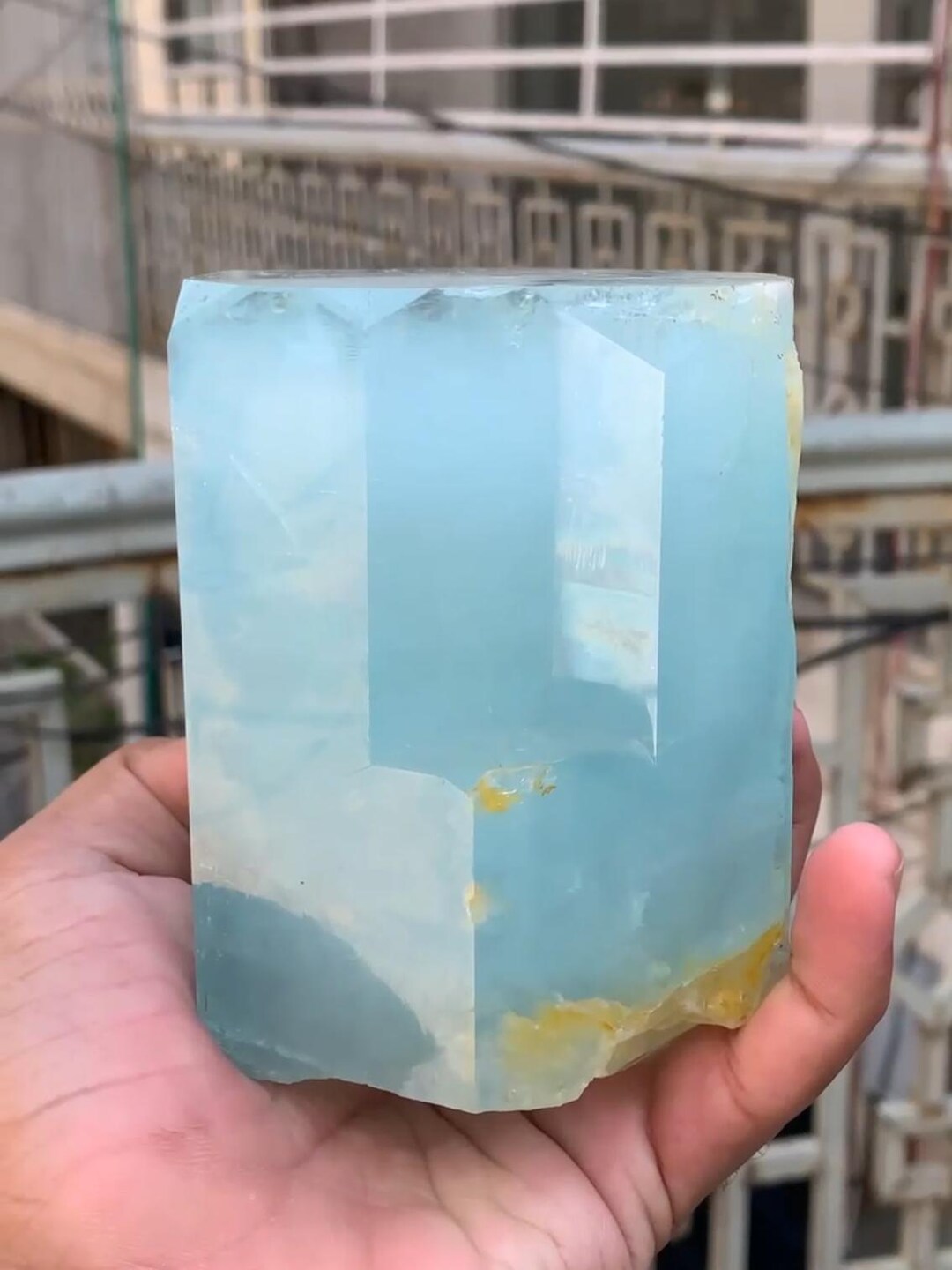 Exceptional Sky Blue Aquamarine Crystal From Pakistan - 1750 Gram - Etsy