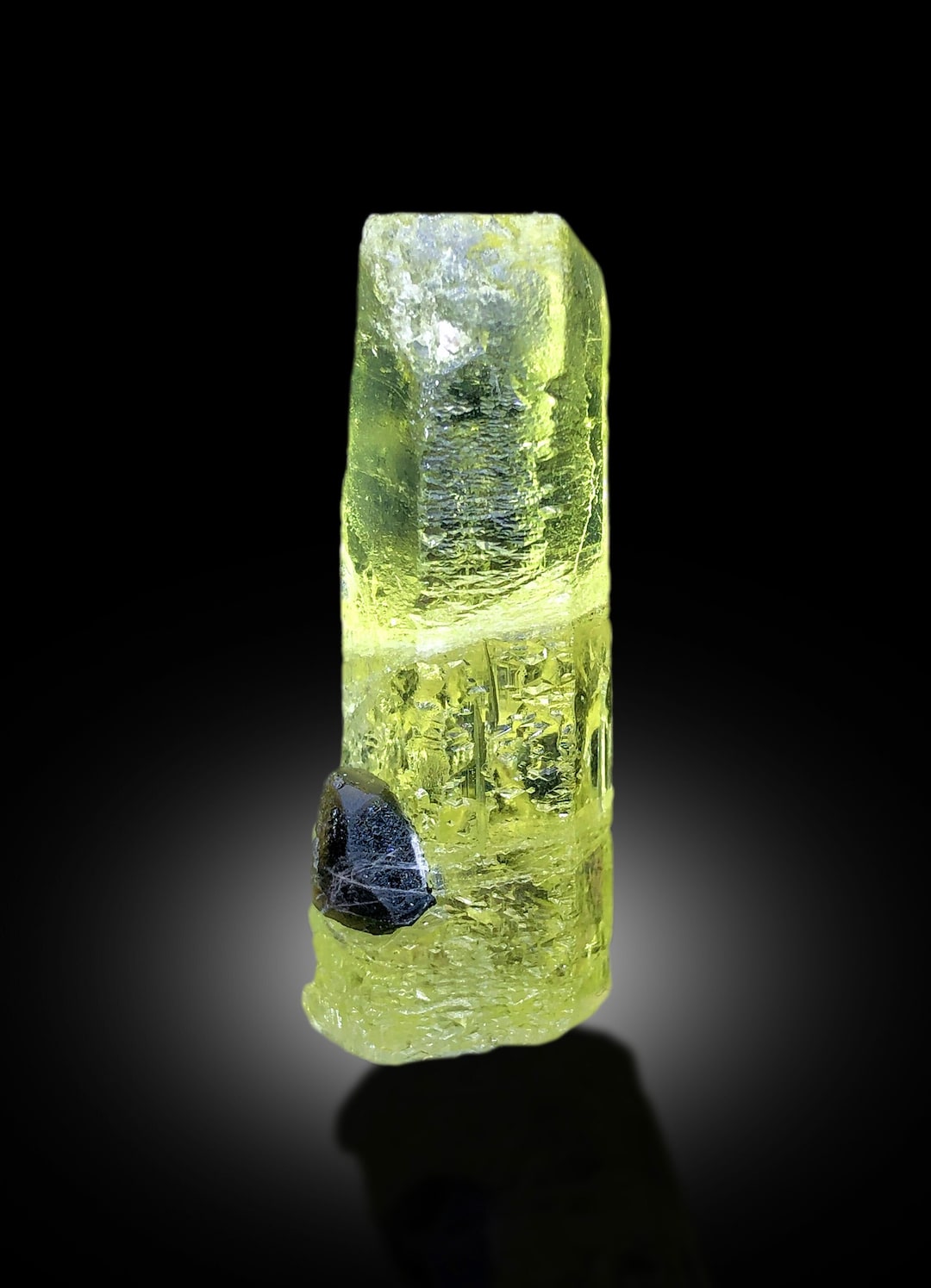 Transparent Etched Yellow Heliodor With Smoky Quartz, Beryl Var ...