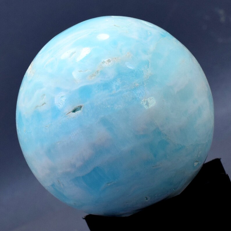 Carribean Calcite Sphere Ball Blue Calcite Gemstone Blue - Etsy
