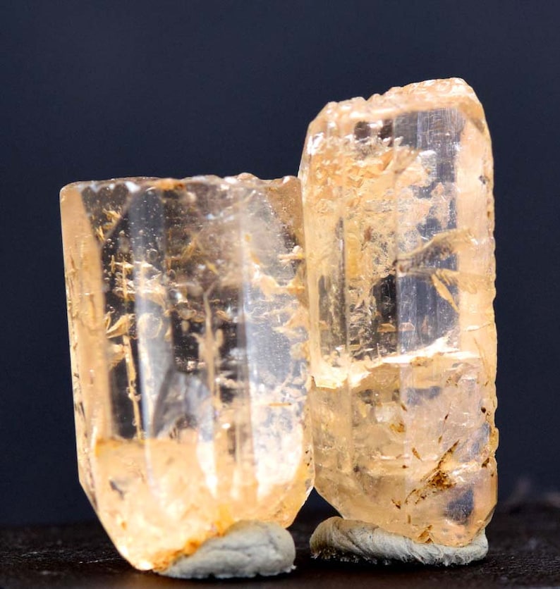 Topaz Crystal Terminated Natural Topaz Crystals From - Etsy