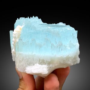 Bicolor Beryl, Aquamorganite Crystal, Morganite Var Aquamarine With ...