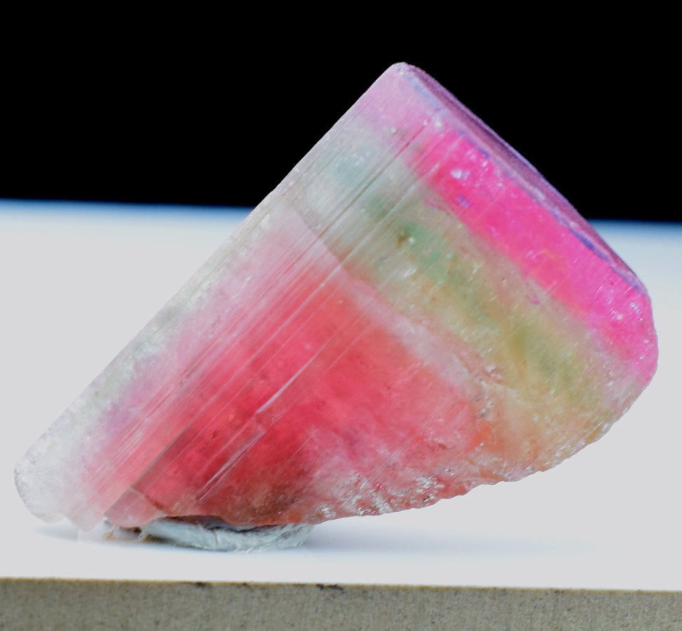 Natural Multicolor Tourmaline Crystal From Paprock Afghanistan | Etsy