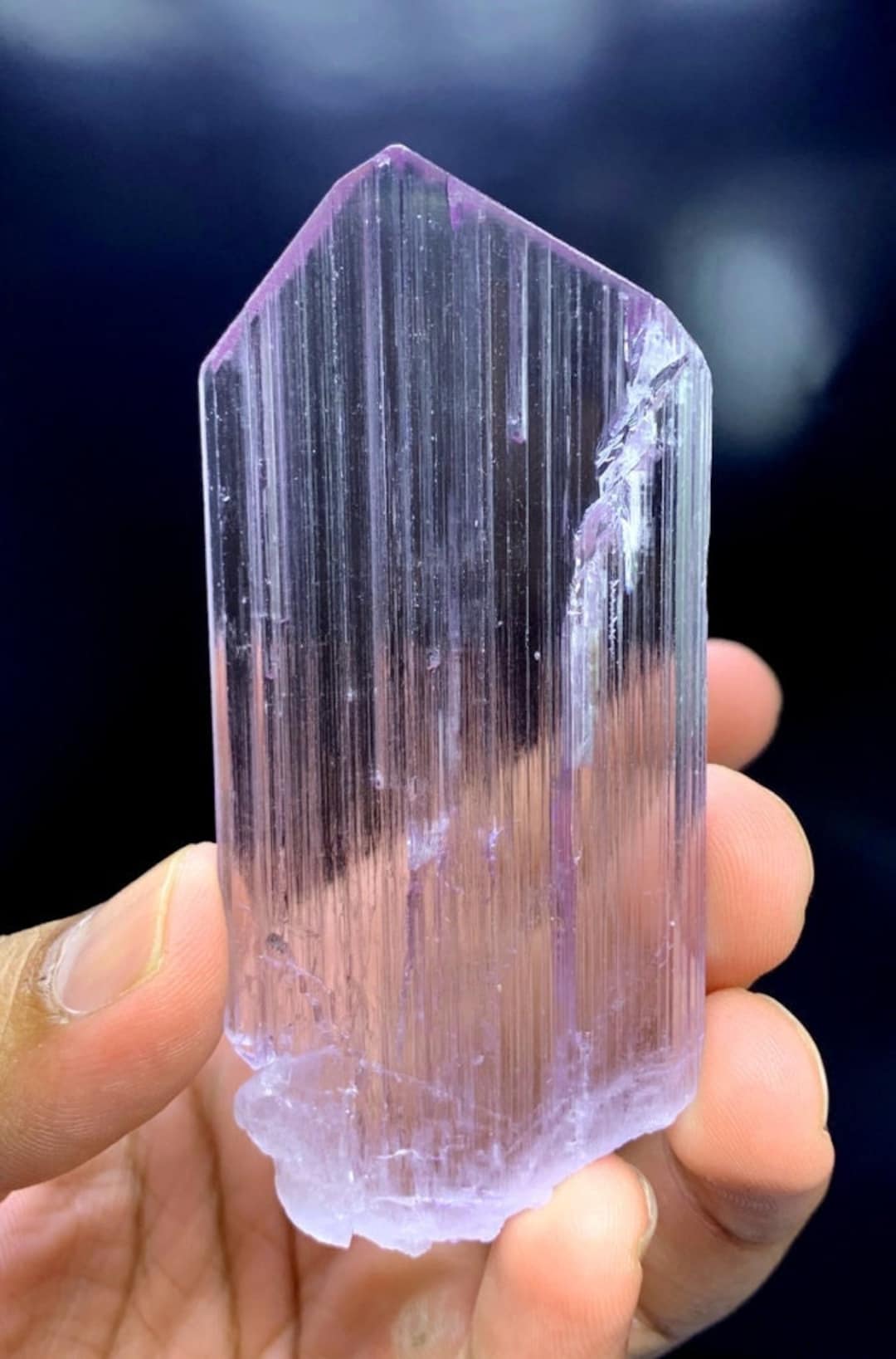 Kunzite Crystal, Natural Kunzite Crystal, Pink Kunzite, Kunzite Stone ...