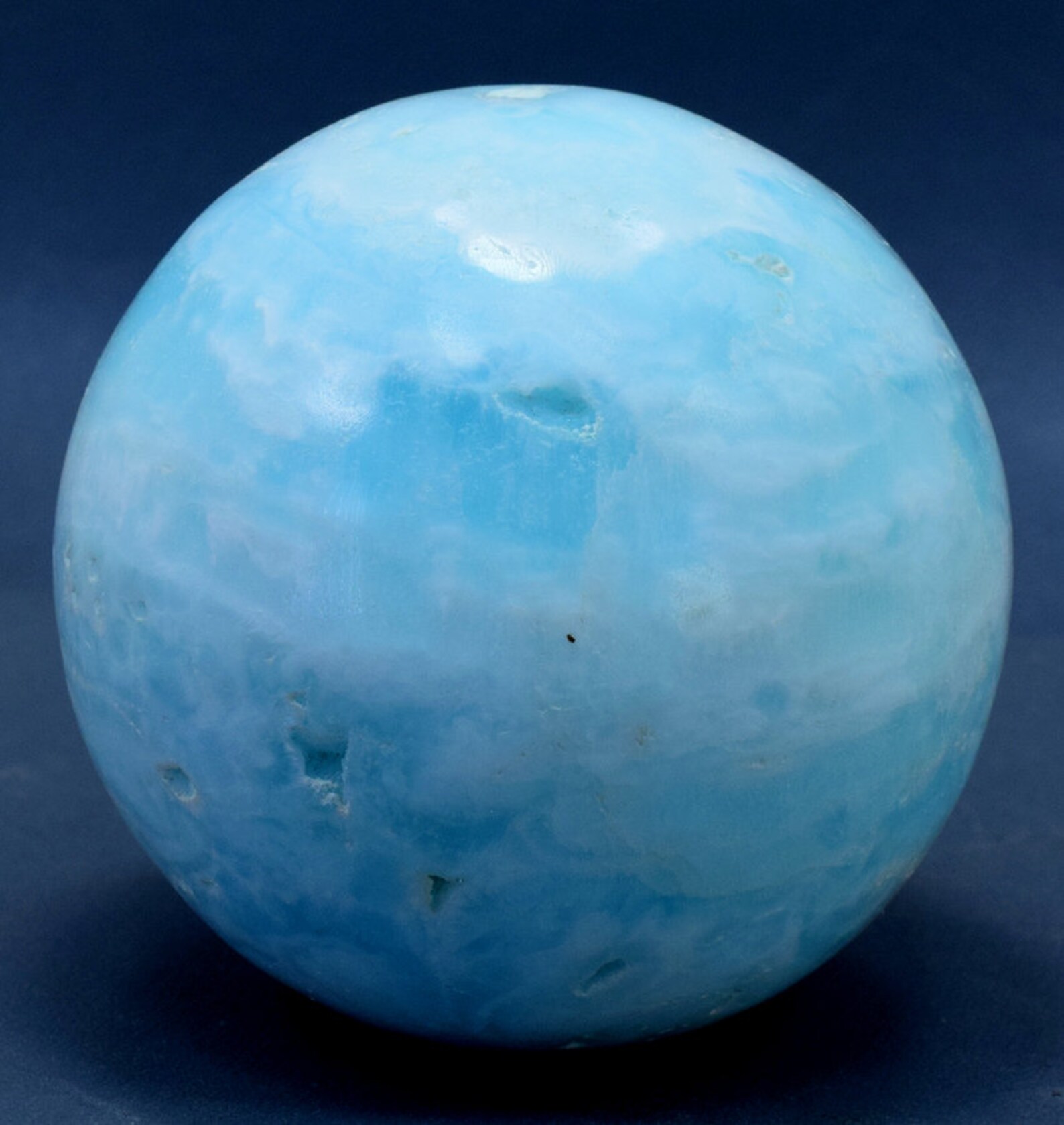 Carribean Calcite Sphere Ball Blue Calcite Gemstone Blue - Etsy